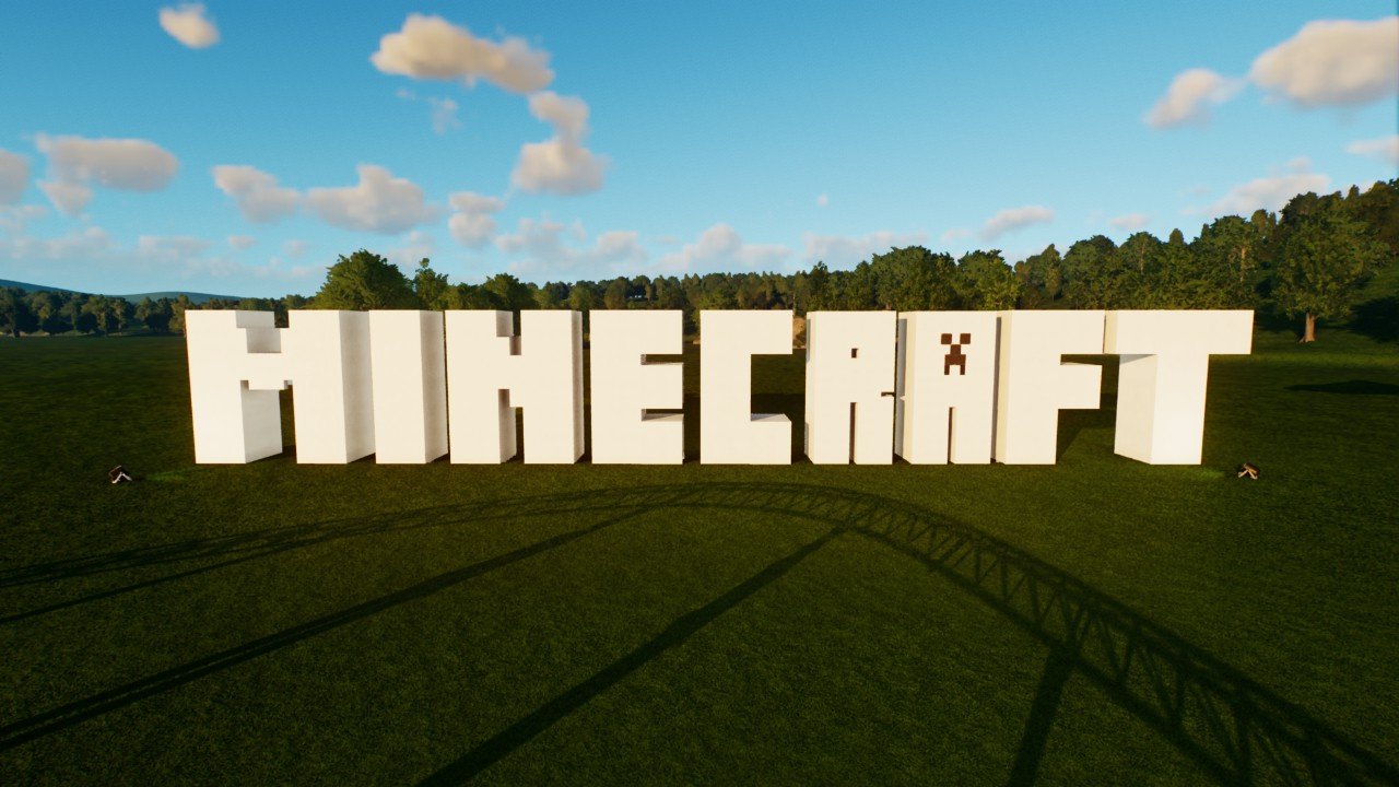 Minecraft World Sign - Workshop - Planet Coaster 2