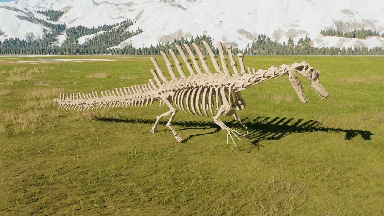 Paleo accurate spinosaurus skeleton pose 2 - Workshop - Jurassic World ...