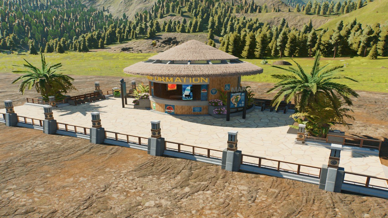 Modern JPOG information Station - Workshop - Jurassic World Evolution 3