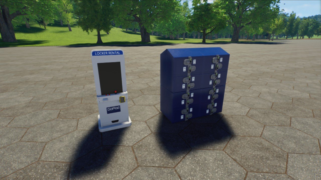 GoPod Smart Locker System - Workshop - Planet Coaster 2
